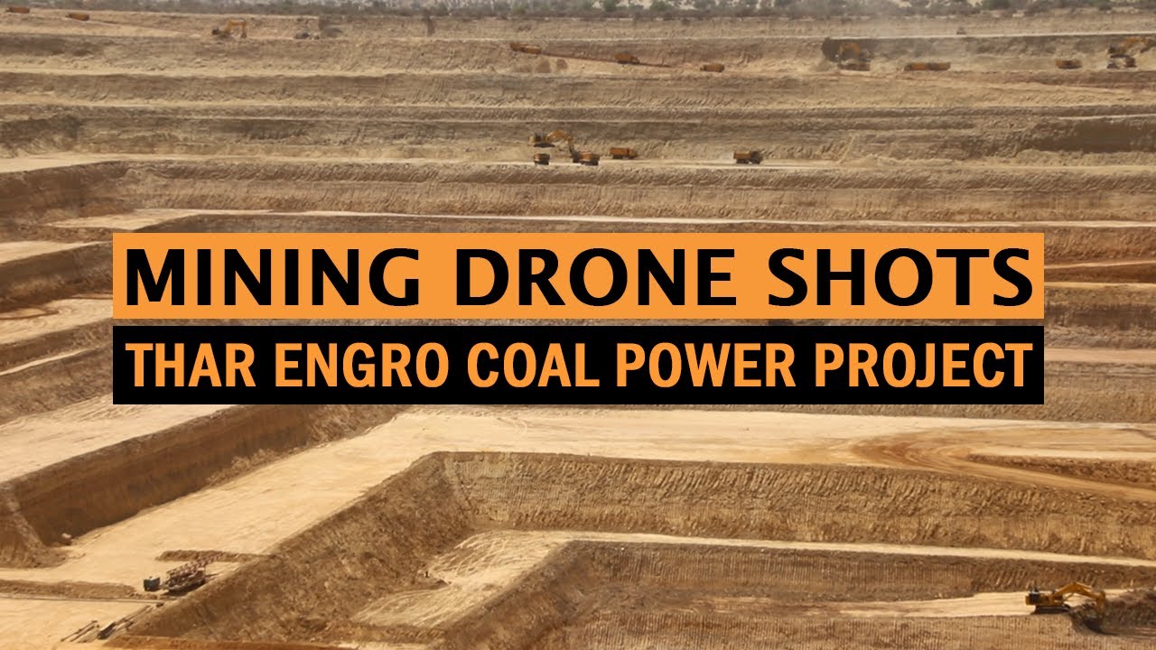 Thar Engro Coal Power Project | Mining Drone Shots - YouTube