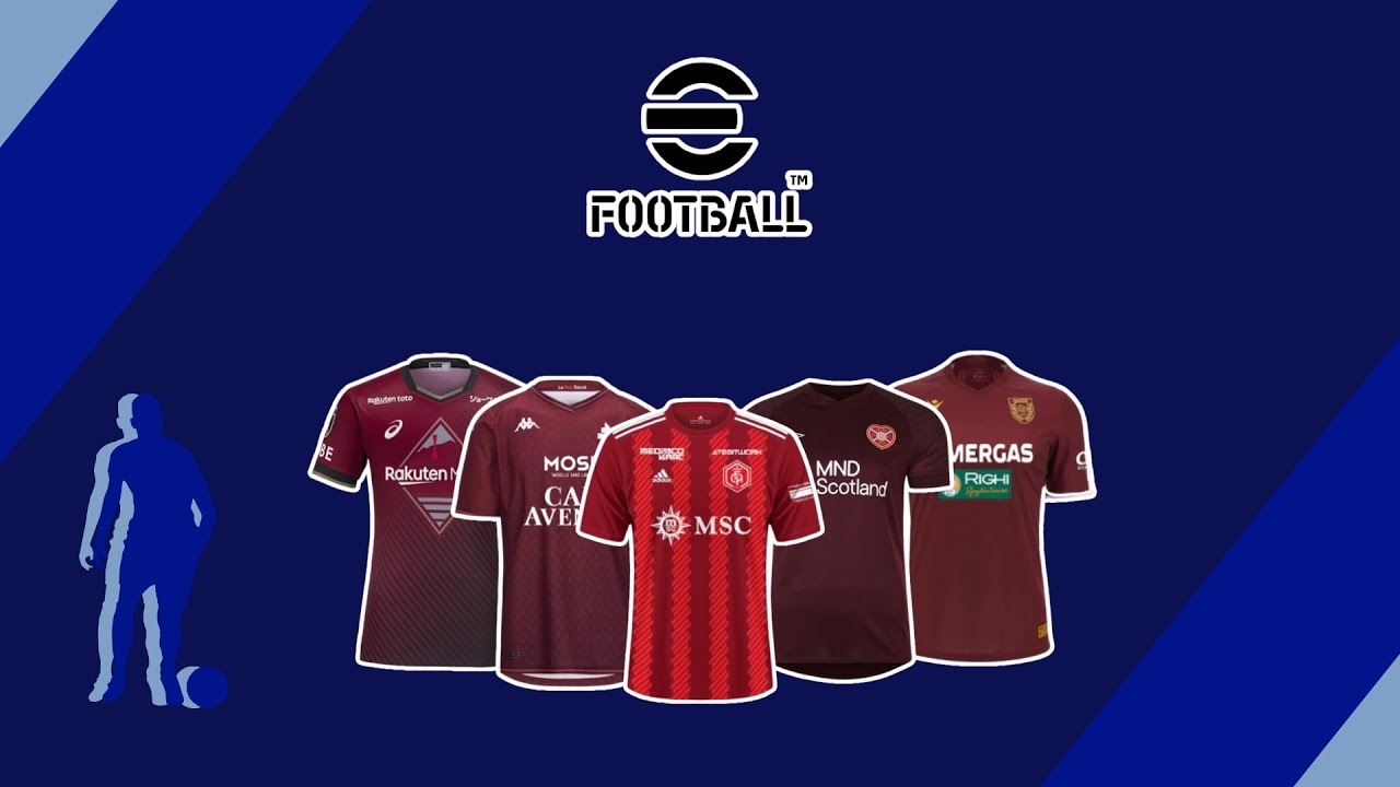 Efootball 2024 Mobile #93 - MAROON KIT - YouTube