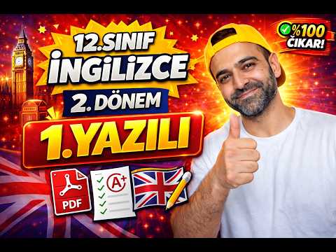 12.SINIF İNGİLİZCE 2.DÖNEM 1.YAZILI 2026