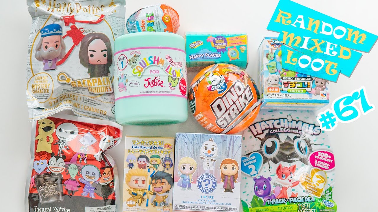 Random And Mixed Loot Opening Surprise Blind Bag Toys Unboxing #61 ...