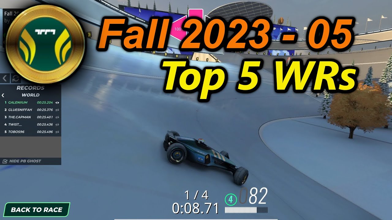 Trackmania | Fall 2023 - 05 Top 5 WRs | Campaign - WR | New Strats and ...
