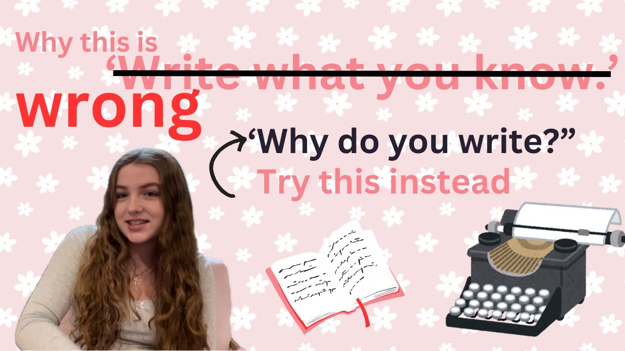 Knowing why you write, and how that can make you a better writer. - YouTube