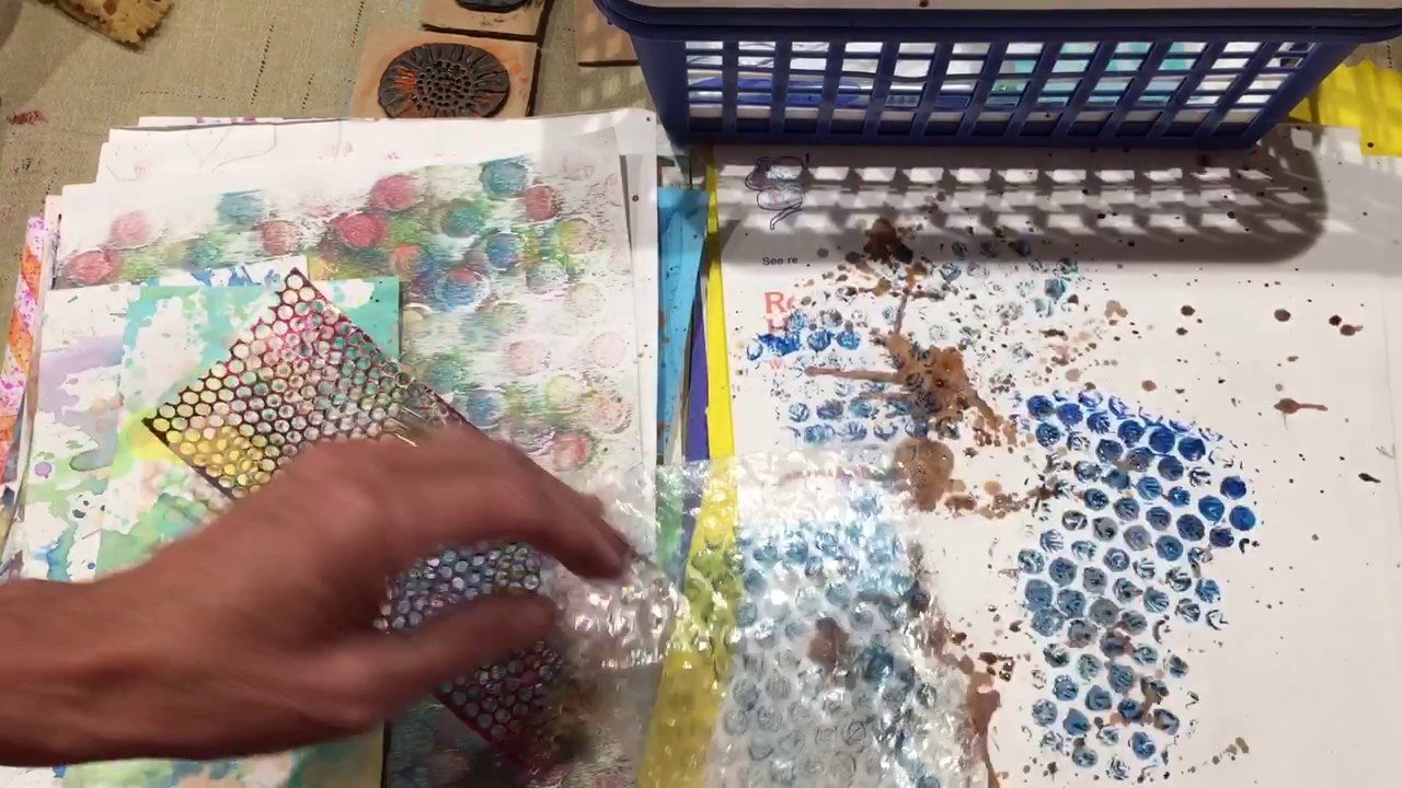 Painted Paper Techniques - YouTube