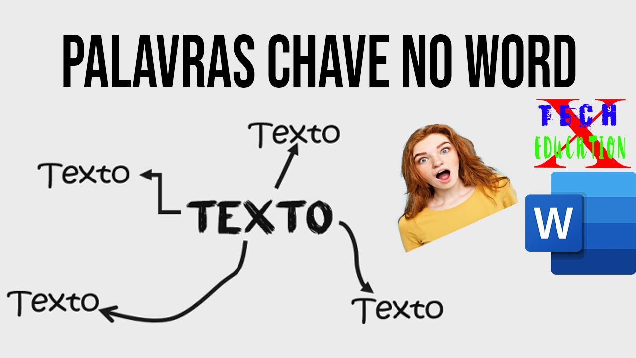 Microsoft Word como fazer palavras chaves espalhadas no word - YouTube
