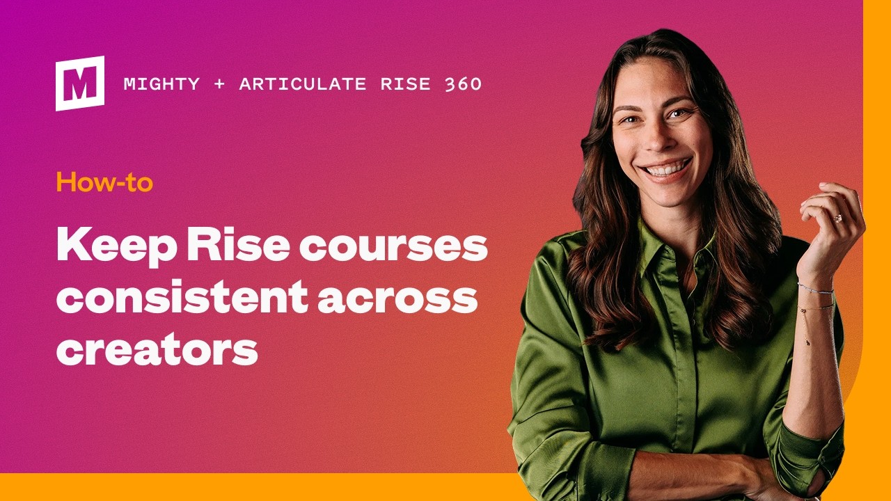 How to Keep Rise Courses Consistent Across Creators - YouTube
