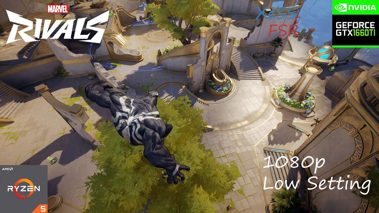 Marvel Rivals Ryzen 5 2600 & GTX 1660 TI | 1080p Low | TSR FSR XeSS ...
