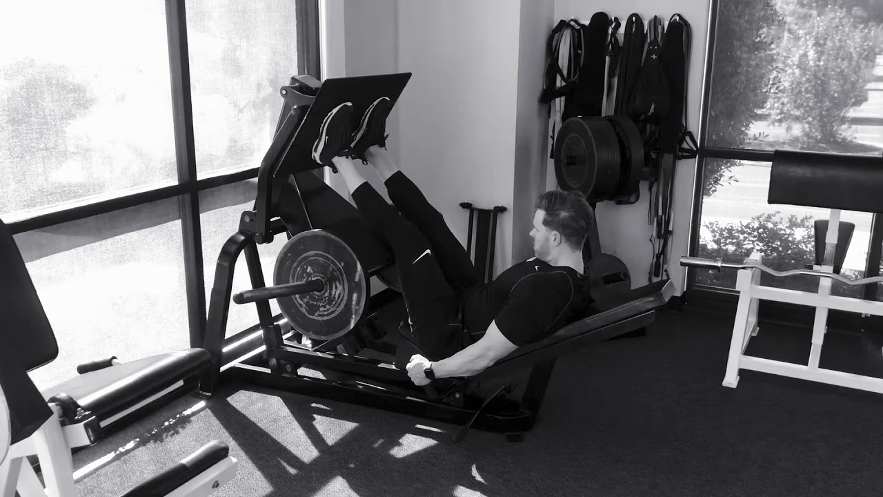 XFit 90 Leg Press - YouTube