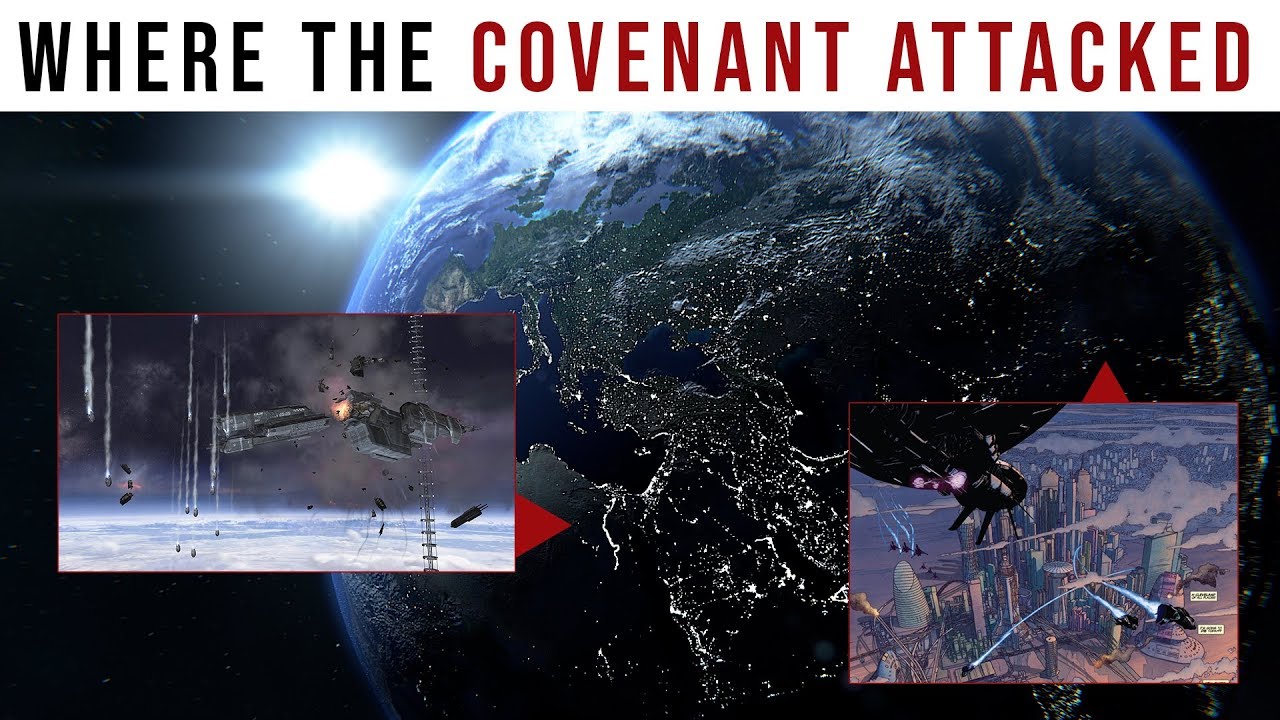 Everywhere the Covenant attacked during the Battle of Earth | Halo Lore ...