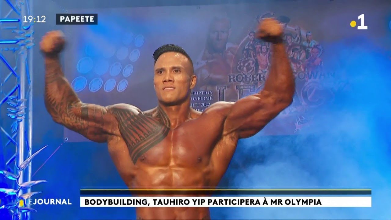 Tauhiro Yip vise le titre de Monsieur Olympia à Las Vegas - YouTube