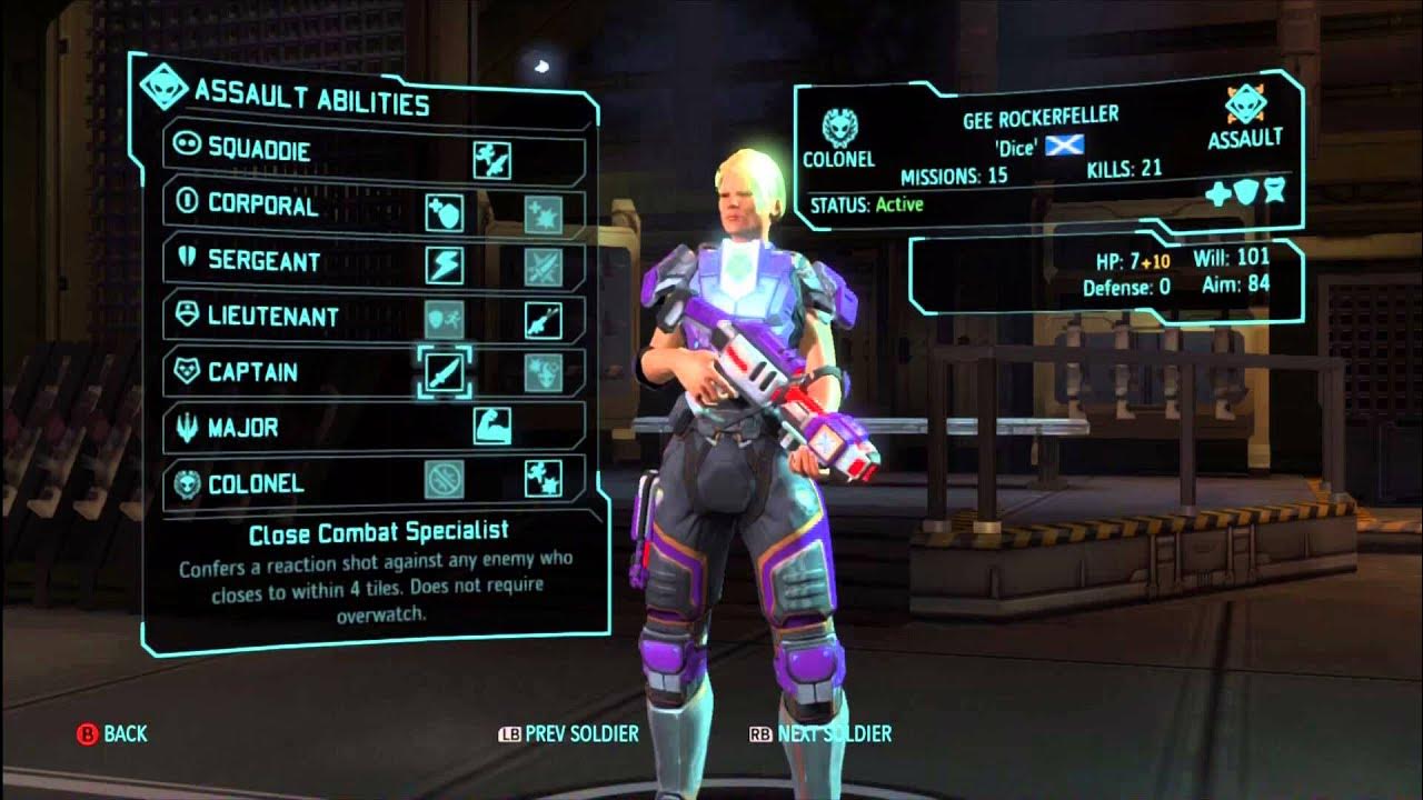 XCOM: Enemy Within - Assault Class Guide and Skills walkthrough/tutorial/tips - YouTube