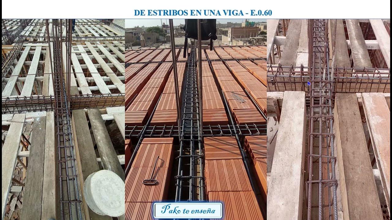 Como calcular la separación de los estribos en una viga |SIN FÓRMULA| PAKO VIDEO N° 22| - YouTube