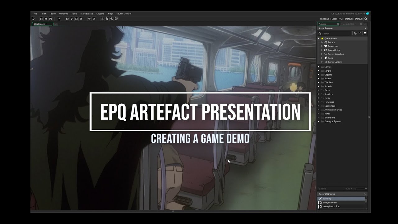 EPQ Artefact Presentation- Creating a Game Demo - YouTube