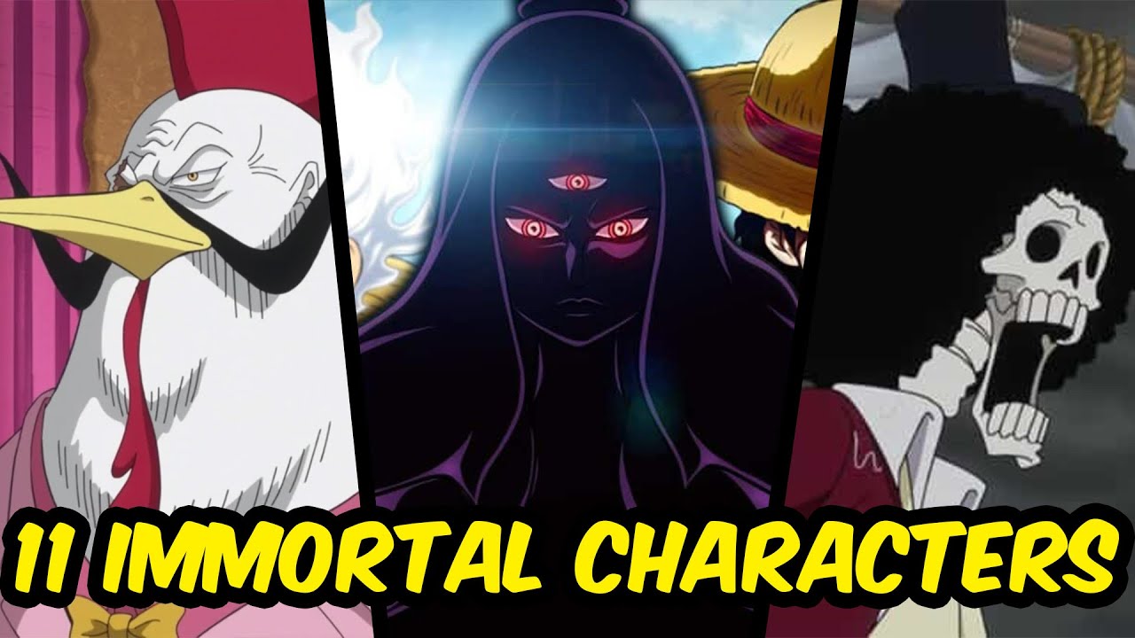 All 11 Immortal Characters in One Piece - YouTube
