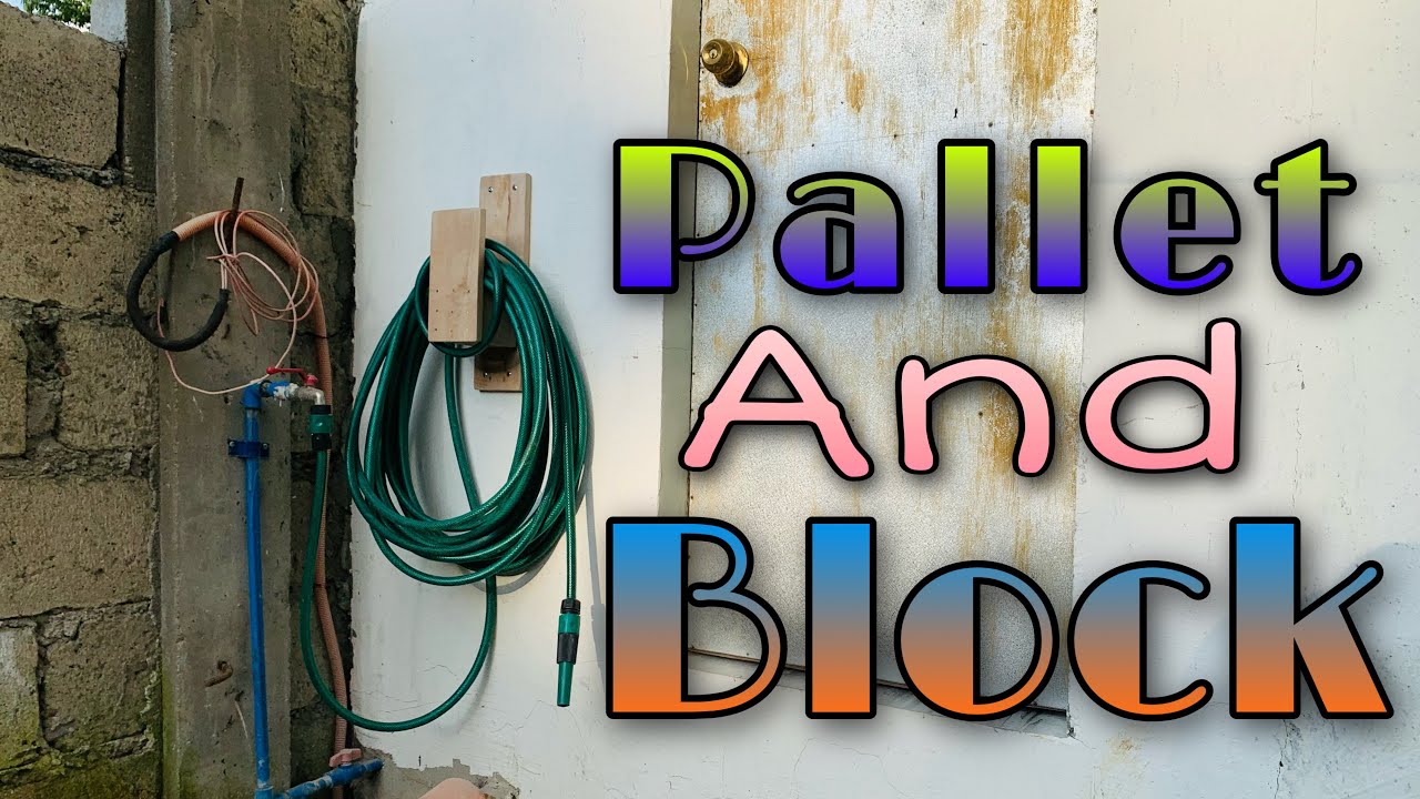 How to Build Wooden Hose Holder | DIY #theworkshop #pallets - YouTube