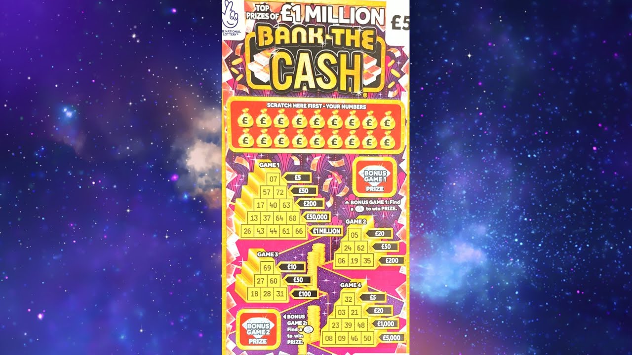 Scratchin' Wednesdays 15 - £1 MILLION BANK THE CASH Scratch Card ...