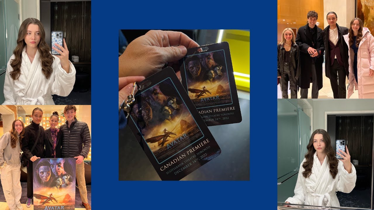 I went to the Canadian Premiere of Avatar The Way of Water 🌊 - YouTube
