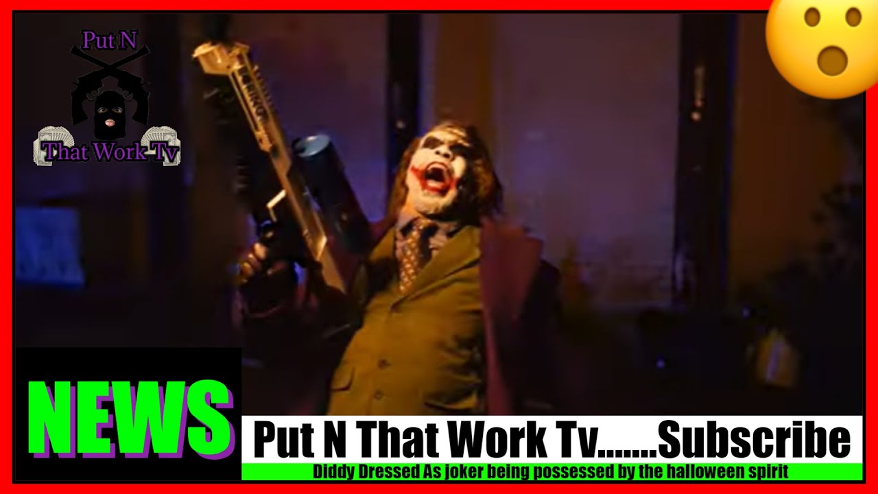 Puff Daddy Dressed Up As Joker And Almost Gets N A Fist Fight With ...