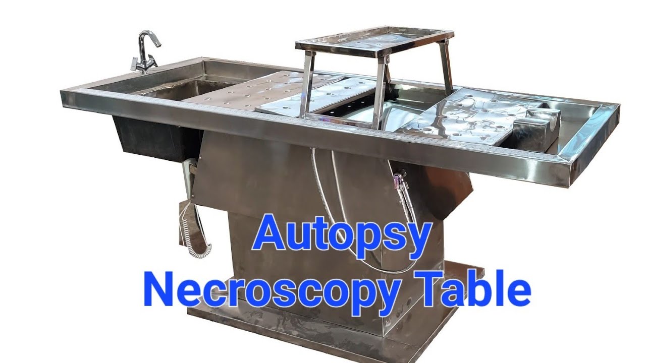 Stainless Steel Autopsy Table. Dissection Table. Postmortem Table ...
