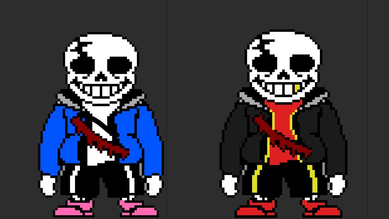 Undertale x Underfell last breath phase 3 duo - YouTube