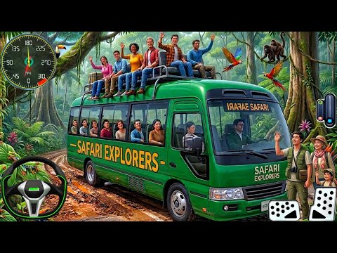 Real Indian Minibus Driving 3D - New Offroad Bus Simulator 2026 - Bus Game Android Gameplay