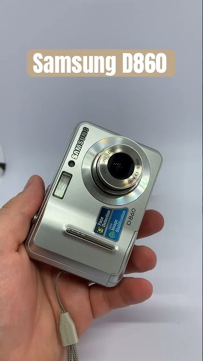 Samsung D860 Digital camera 2000s - YouTube