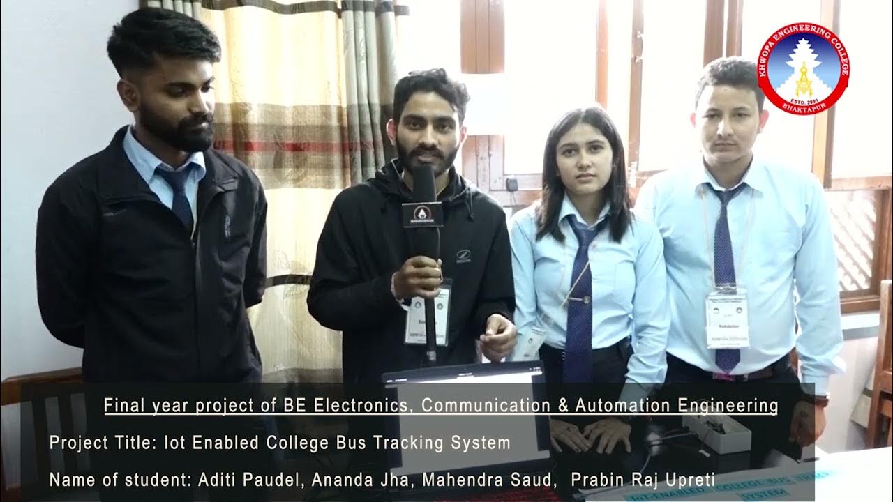 B.E. Electronics & Communication Final Year Project IOT Enabled College ...