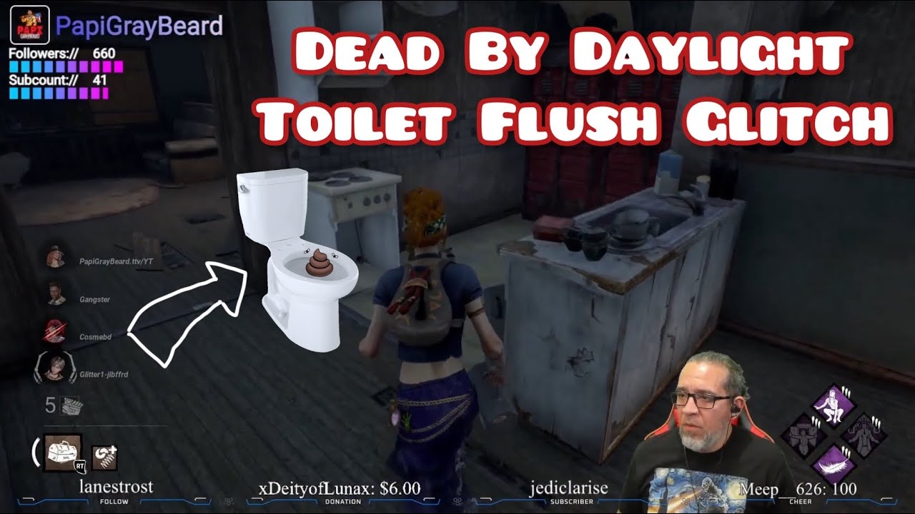 Dead By Daylight How To Flush Toilet Glitch With Sound Effects Hack New ...