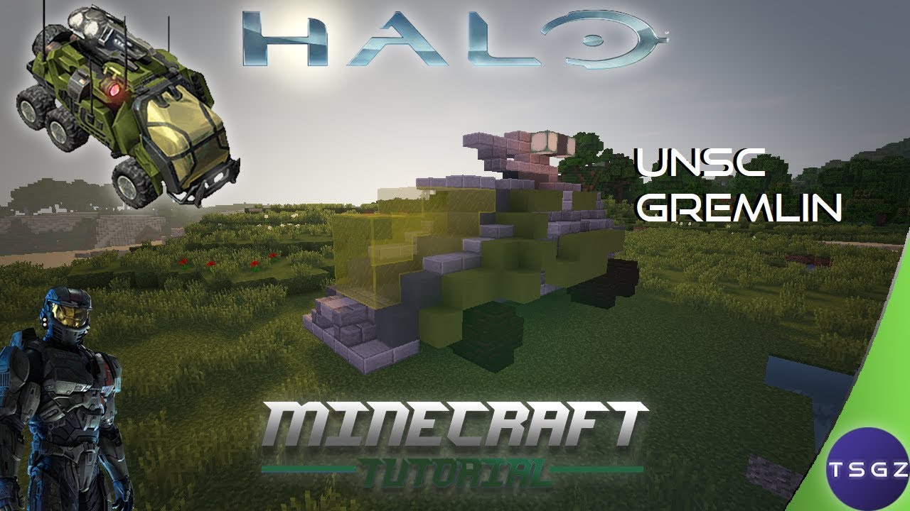 UNSC Gremlin | Minecraft Halo tutorial - YouTube