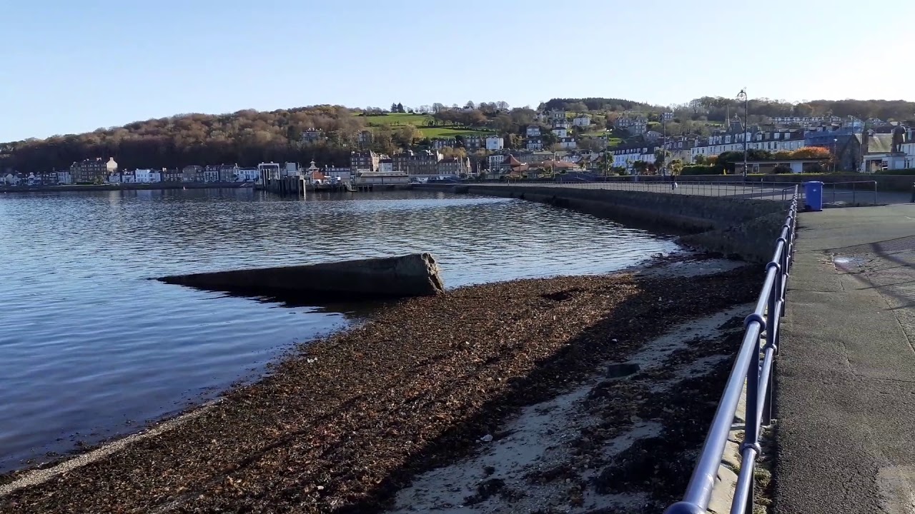 Beautiful Morning on the Rothesay Promenade, Isle of Bute - 8th ...