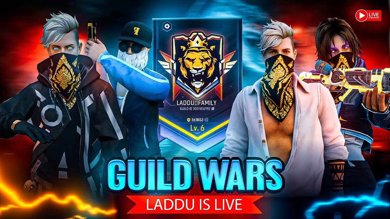 FF LIVE REGION TOP 1 PUSH 🎯👽 FF Live Guild Test 😱 #freefirelive #fflive ...