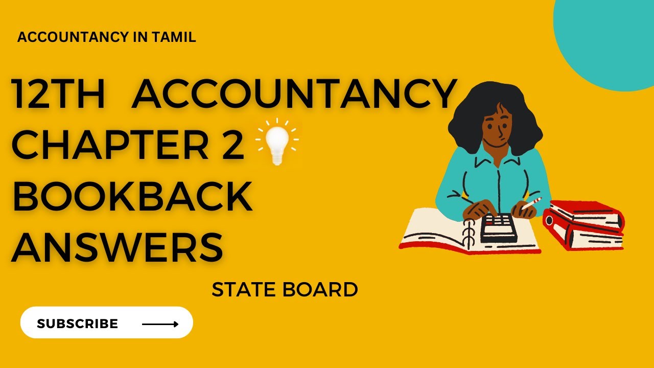 12th accounts chapter 2 book back answers - YouTube
