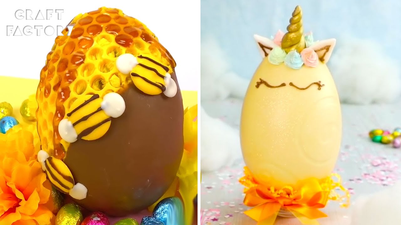 Easter Egg Delights: Chocolate Decorating Fun! | Craft Factory - YouTube