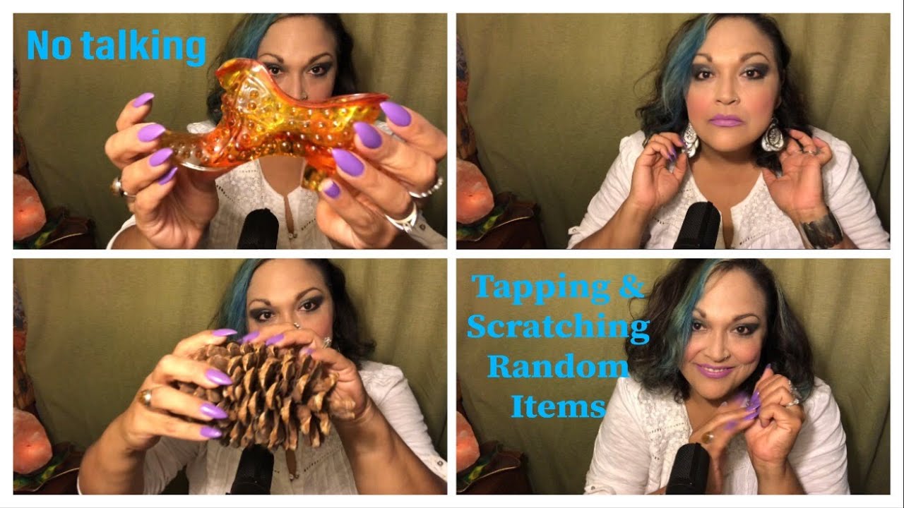 ASMR Scratching & Tapping Random Items - YouTube
