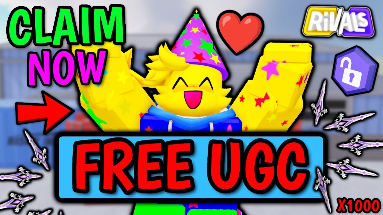 🔴1,000 Stock FREE UGC... Claim Now (Roblox Rivals) | Live - YouTube
