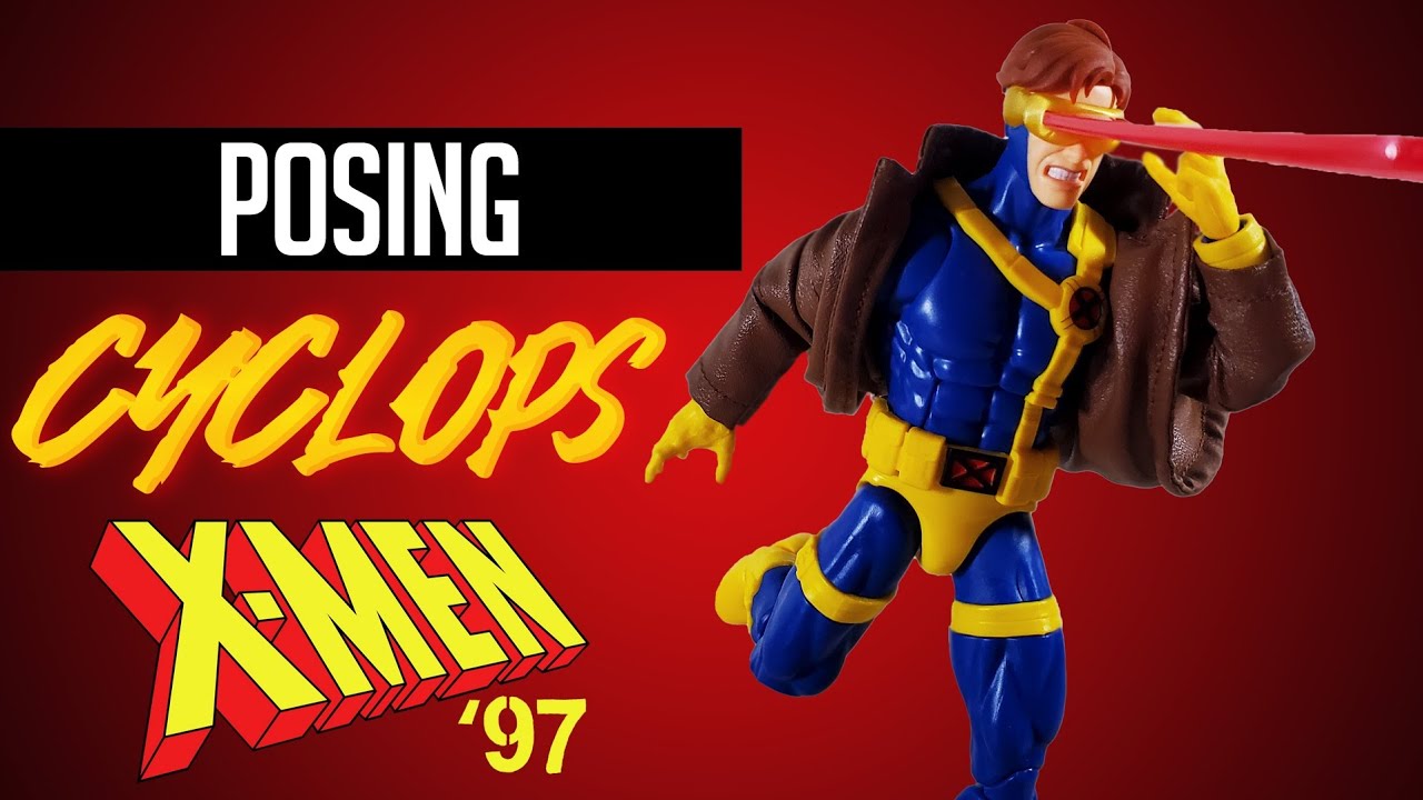 Posing with Marvel Legends Cyclops X-Men '97 Action Figure - YouTube