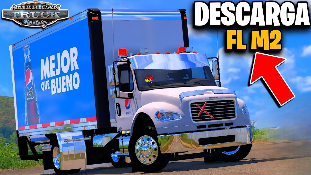 Descarga Freightliner M2 Torton Custom Mexa 🇲🇽, Mod ATS 1.53 - YouTube