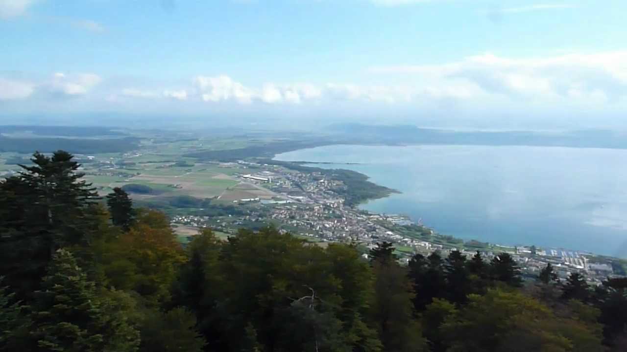 Panorama from Chaumont, Neuchâtel - YouTube