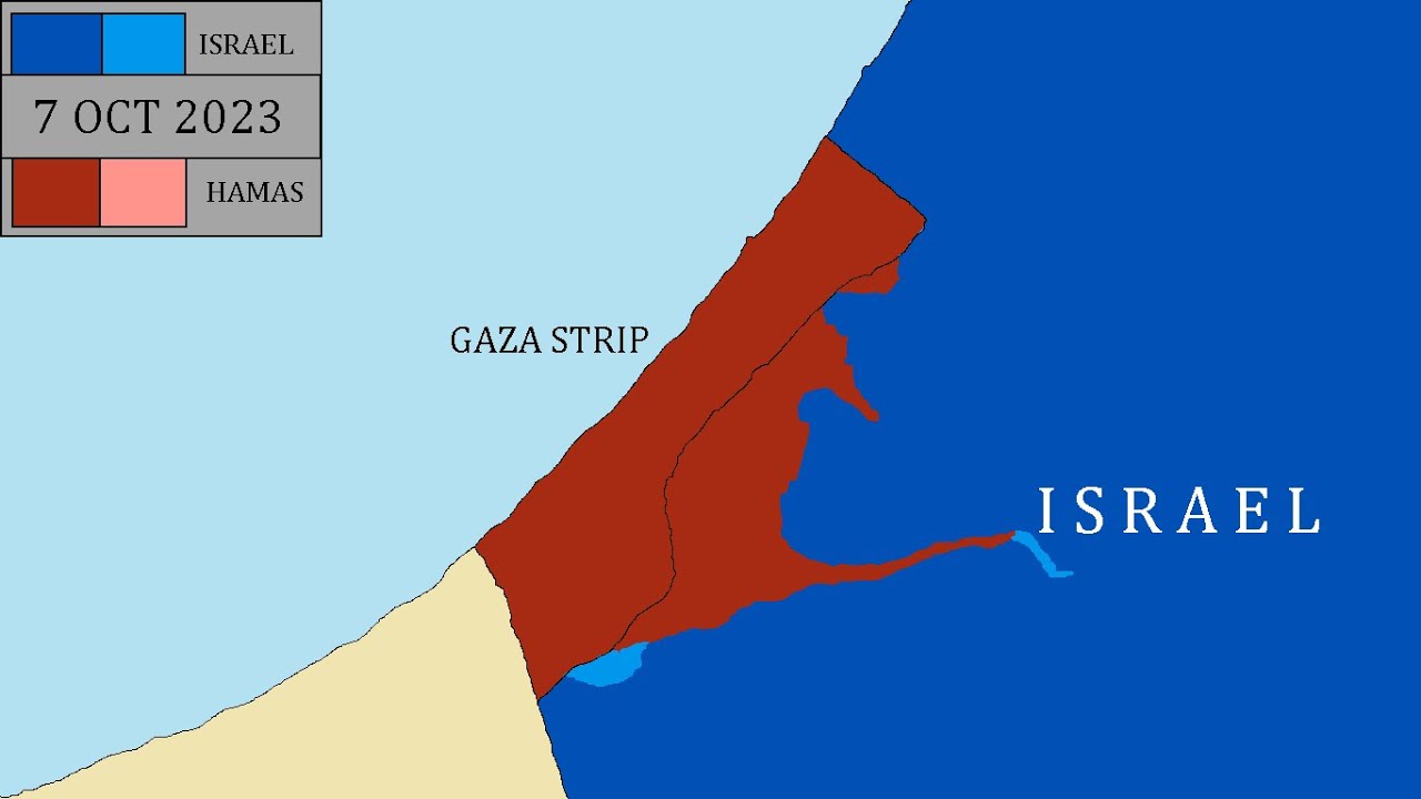 Israel - Hamas War 2023 | First 3 Day | The Indian Mapper - YouTube