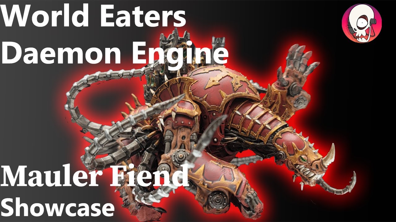 Warhammer 40k World Eaters Maulerfiend Showcase - YouTube