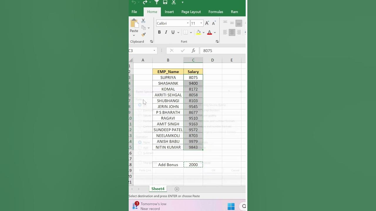 Excel Tricks And Tips Exceltutorial Tricks Exceltips Shortsfeed Exceltech Computer Youtube