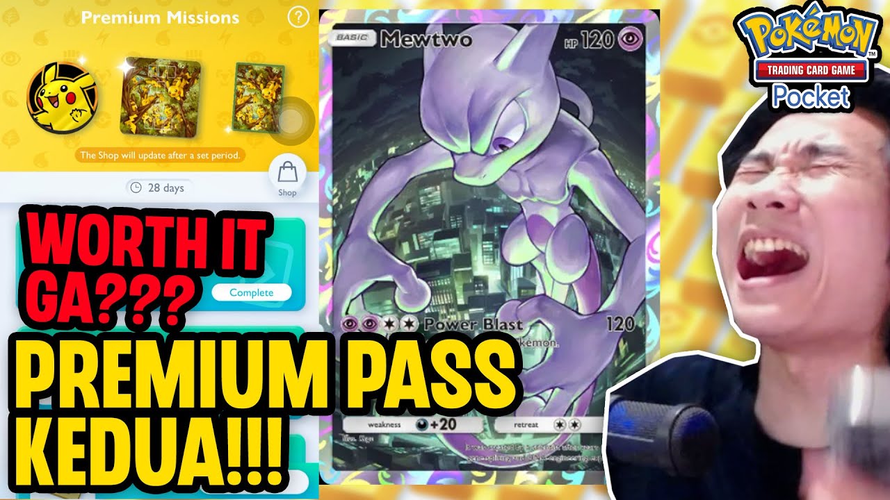 APAKAH WORTH IT BELI LAGI? PREMIUM PASS MEWTWO & PIKACHU ACCESORIES ...