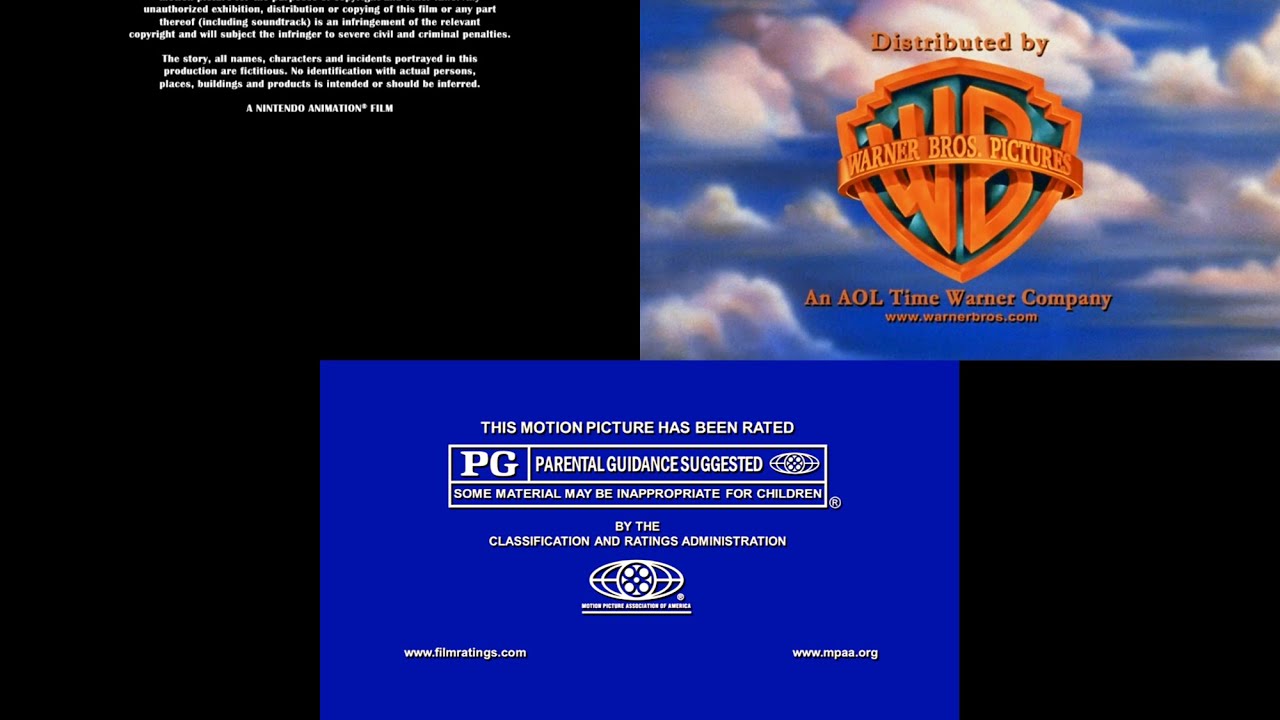 [OLD CANON] NA (in-credit)/Warner Bros. Pictures Distribution/MPAA "PG ...