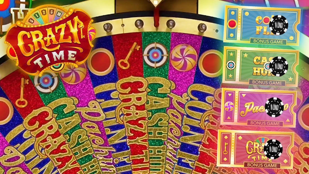 WE HIT EVERY GAME SHOW ON THE CRAZY TIME WHEEL! (INSANE) - YouTube