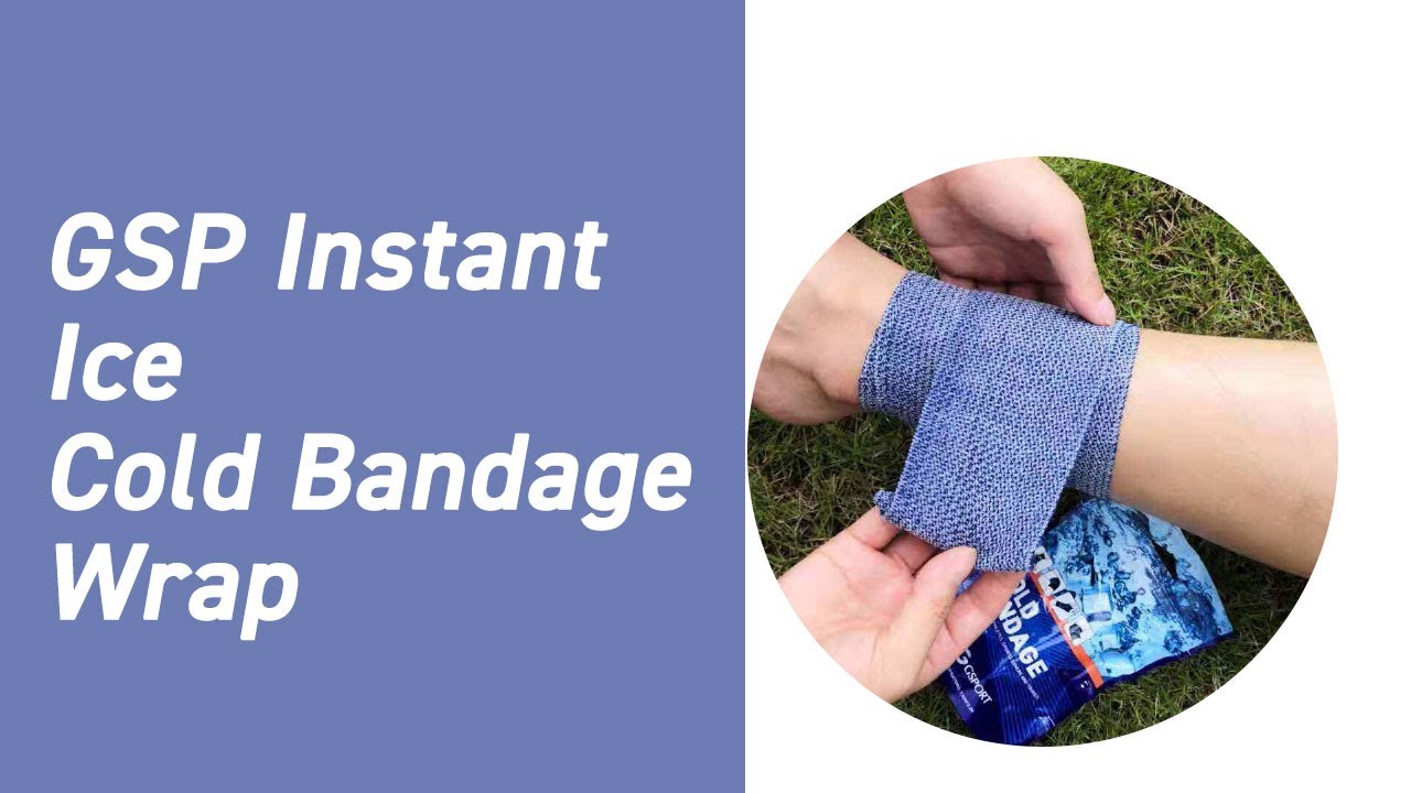GSP Ice Cold Bandage Wrap | Instant Cold Bandage | Pain Relief Bandage ...
