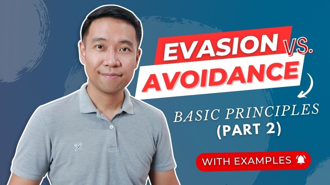 INTRODUCTION TO TAXATION: Tax Planning and Tax Evasion | Taxes ...