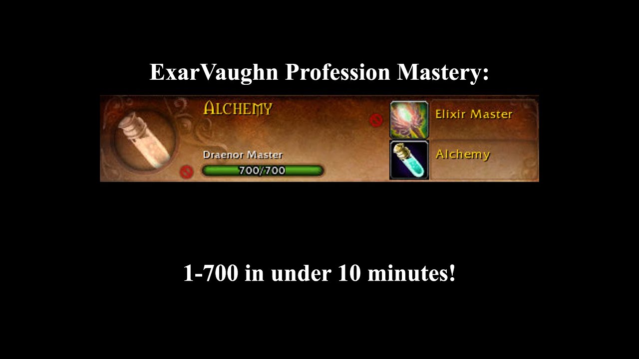 World of Warcraft Alchemy Mastery, Best profession Leveling Guide ...