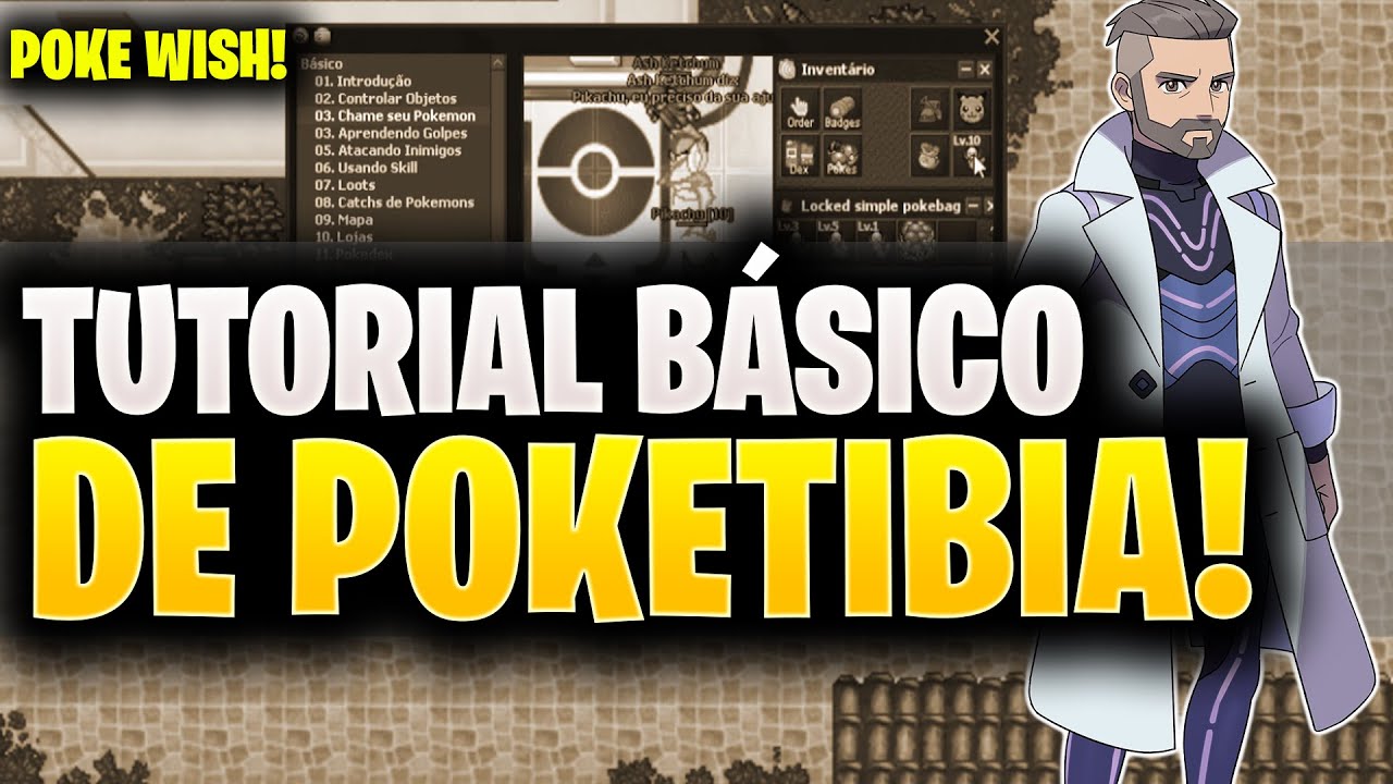 TUTORIAL BÁSICO PARA VOCE JOGAR POKETIBIA! POKE WISH, POKETIBA 2023 ...