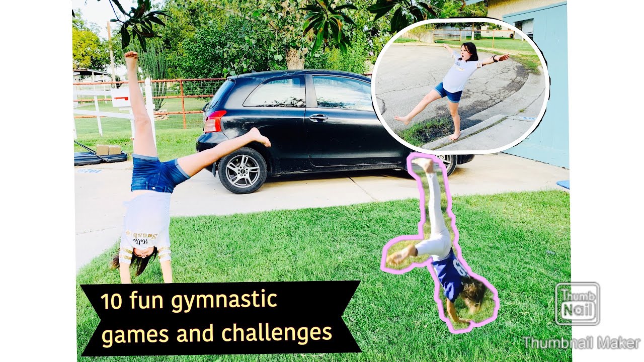 10 Fun Gymnastic Games and Challenges - YouTube