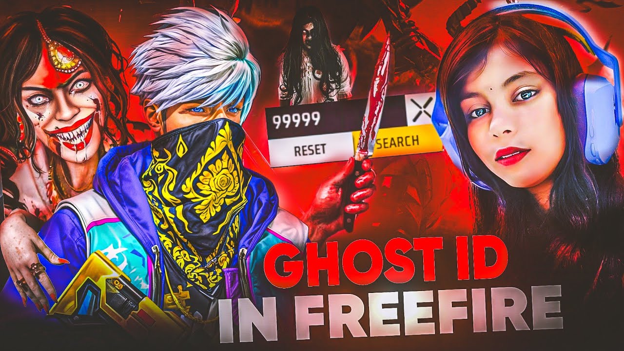 Ghost Id in Free Fire 😱 Searching Most Haunted and Horror Id of Free ...