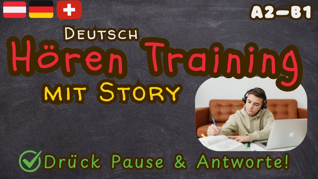 Deutsch lernen A2–B1: Hören & Sprechen Training 🎧💬 | Drück Pause ...